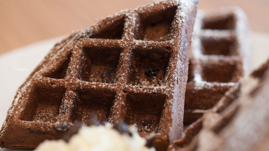 The Best Ever Chocolate Chaffle Recipe - On and Off Keto