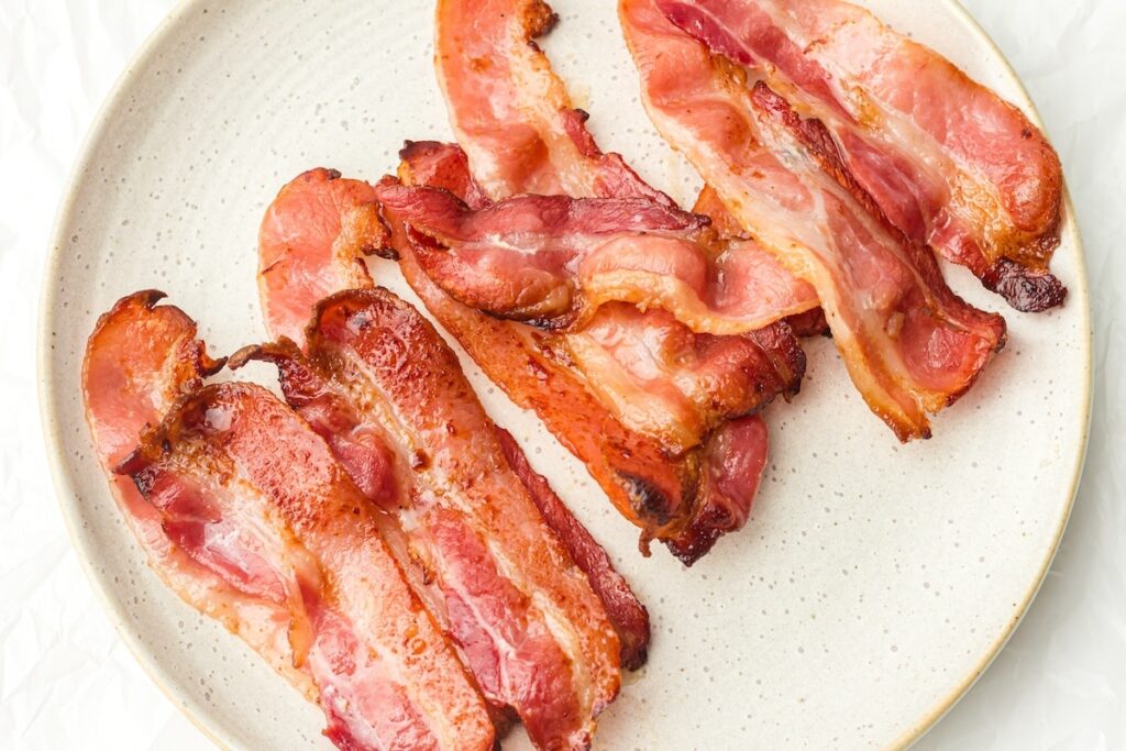 Air Fryer Bacon - On and Off Keto