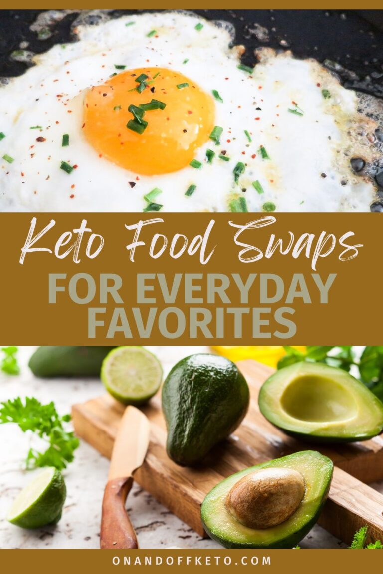 Easy Keto Substitutes for Your Favorite Foods - On and Off Keto