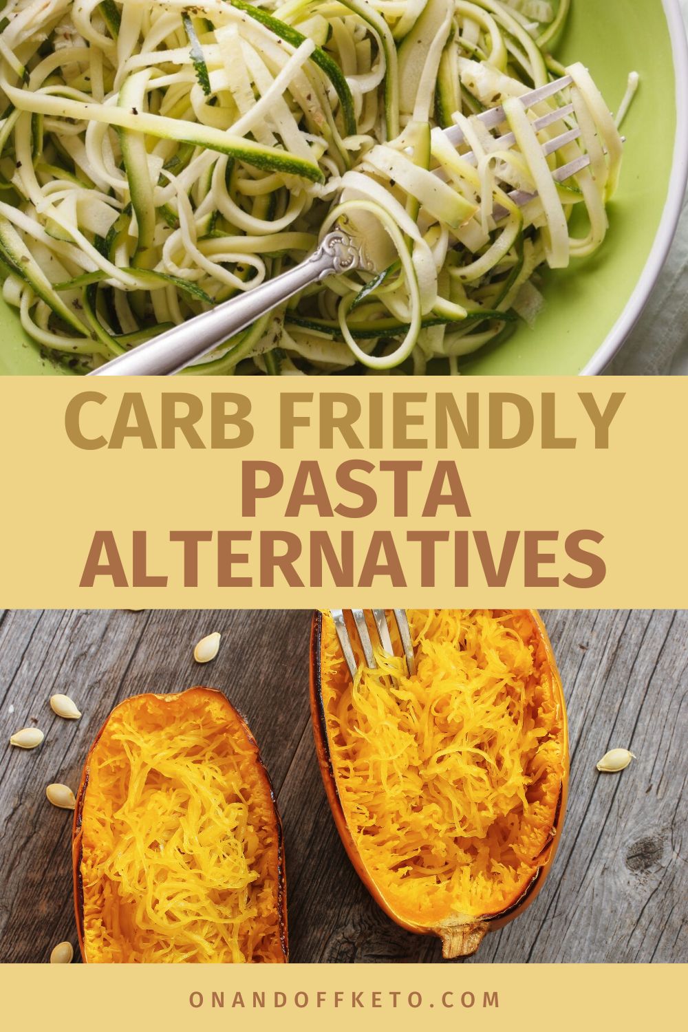 Carb Friendly Pasta Alternatives - On and Off Keto