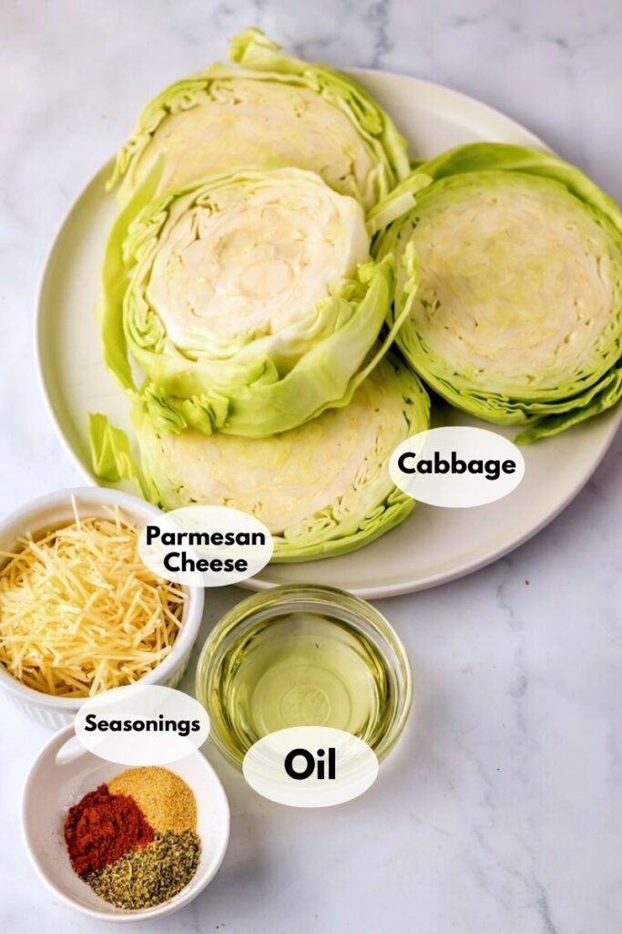 Parmesan Cabbage Steaks - On and Off Keto