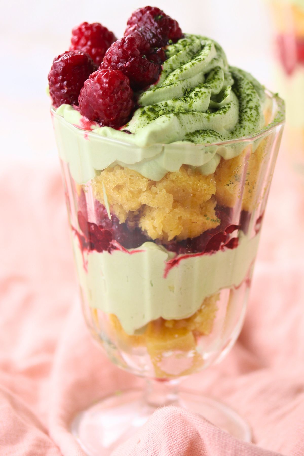 Matcha Parfait - On and Off Keto